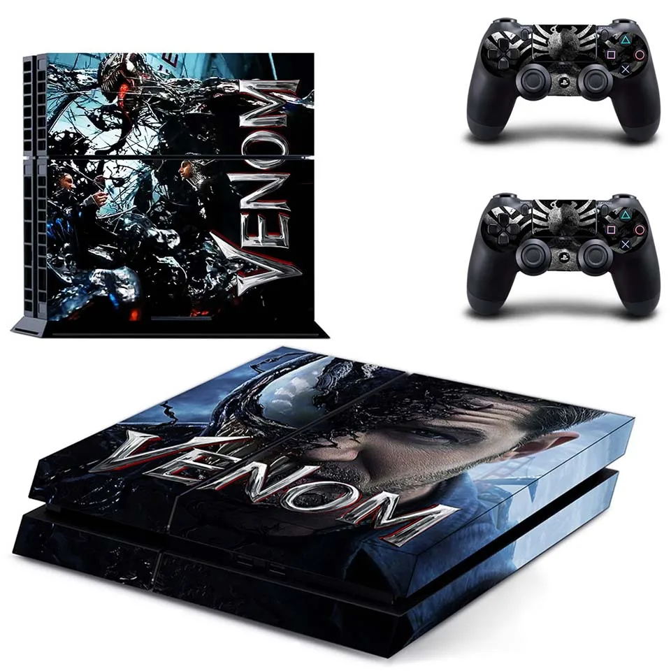 Venom Skin Sticker for Sony Playstation 4 Console and DualShock 4 ...