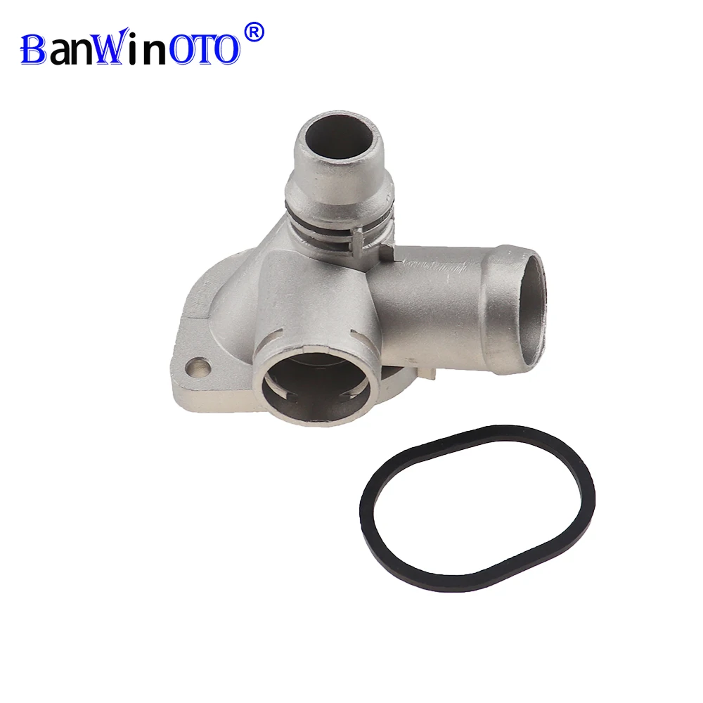 Aluminum-Metal-Coolant-Hose-Flange-06B121132H-Water-Outlet-For-VW ...