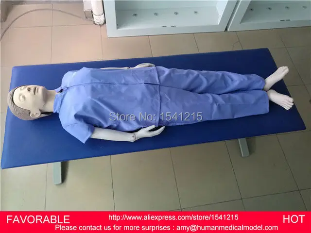 FEMALE/MALE AUTOMATIC FULL BODY CPR MEDICAL TRAINING MANIKIN CPR ...