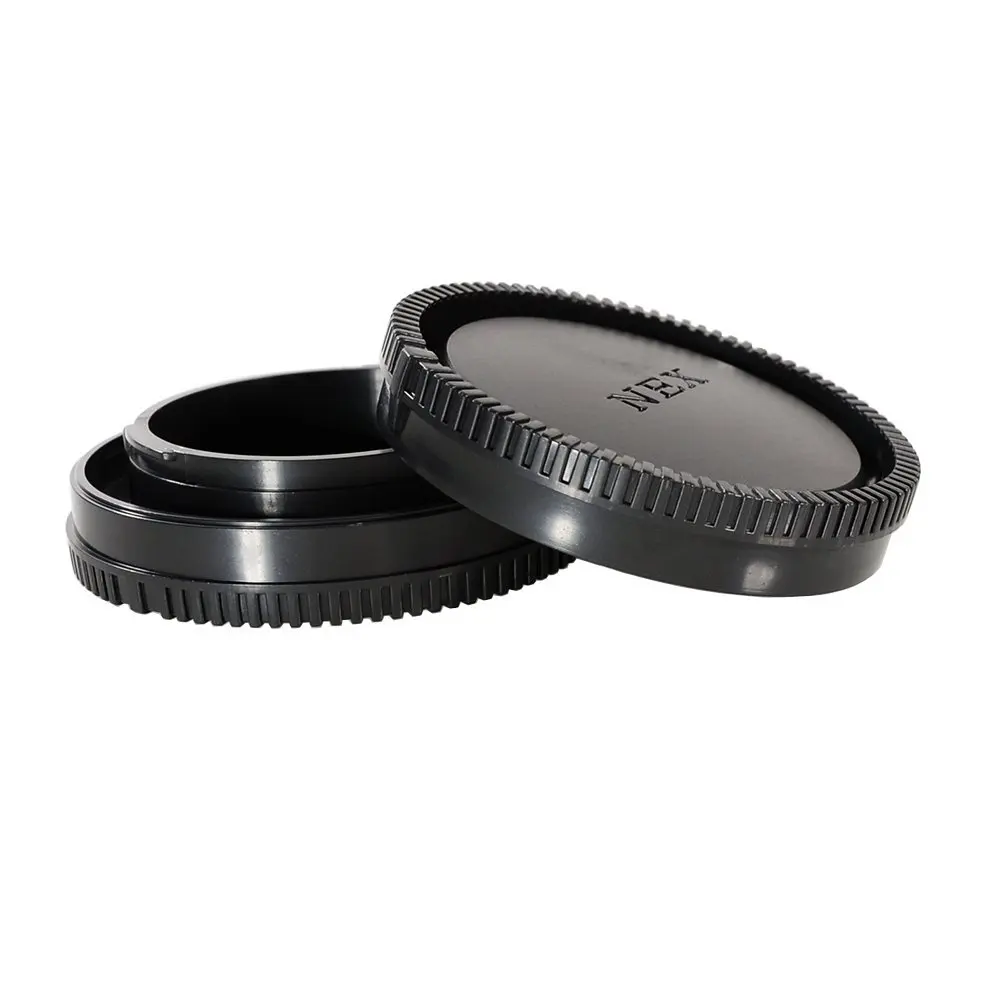 Just Now 2pcs Body Cap & Camera Rear Len Cover Set for Sony E Mount NEX ...