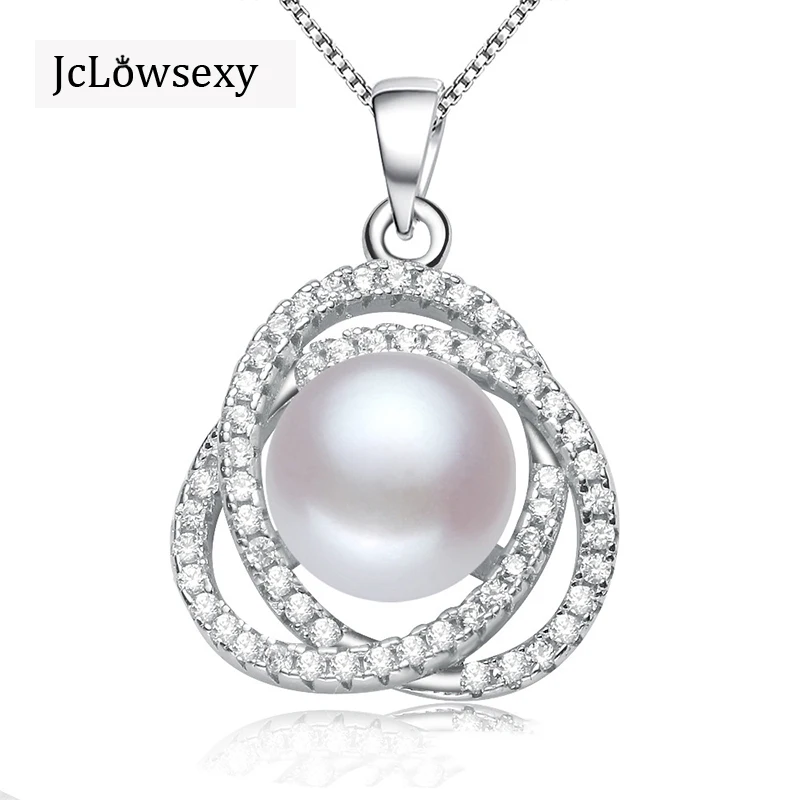 Jclowsexy Real Pearl Necklace Natural White Freshwater Pearl Necklaces