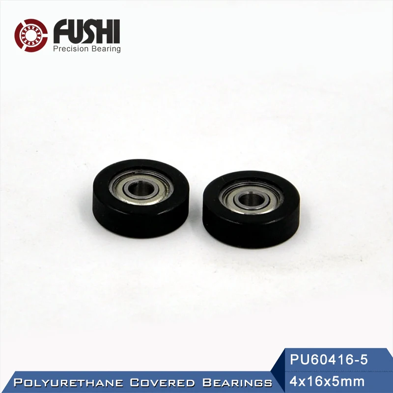 PU-604-Polyurethane-Covered-Bearing-4-16-5-mm-4-Pcs-Shaft-4mm-PU60416-5 ...