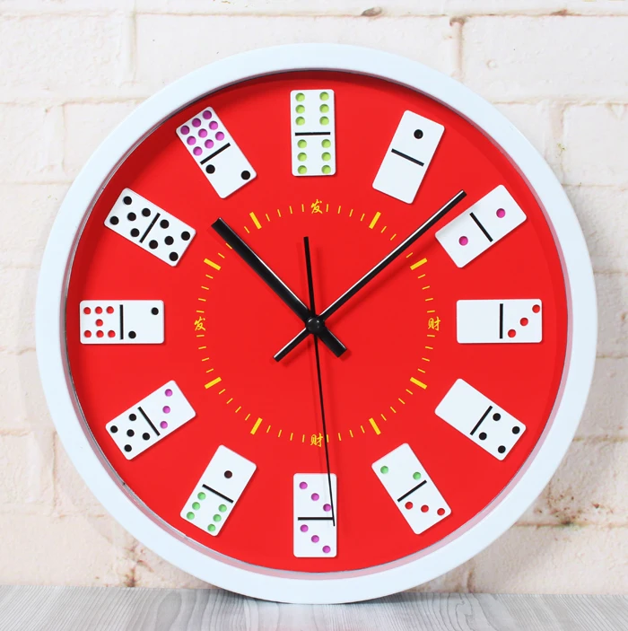Chinese wind home decor,Chinese dice wall clock modern design,cute ...