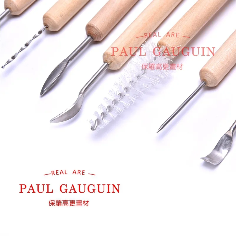 11PCS Radium Wire Knife Soft Clay Mud Wooden Handle Clay Sculpture Tool ...