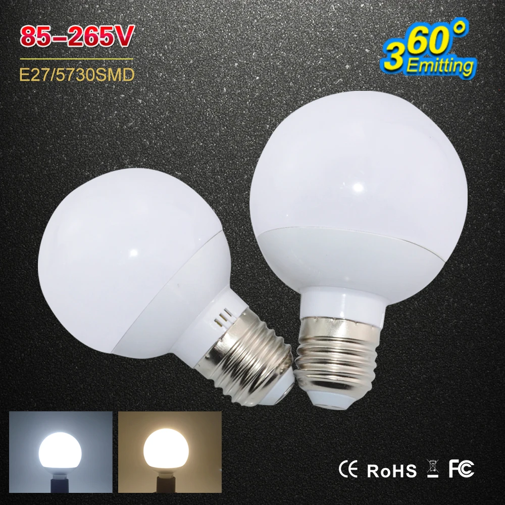 100% New Epistar 360degree Led Bulb Lamp Ac110v 220v Globe Lighting ...