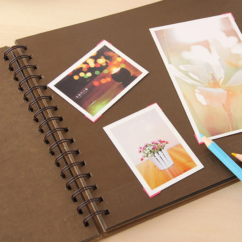 Because diy photo album photo album paste type handmade diy gift baby ...