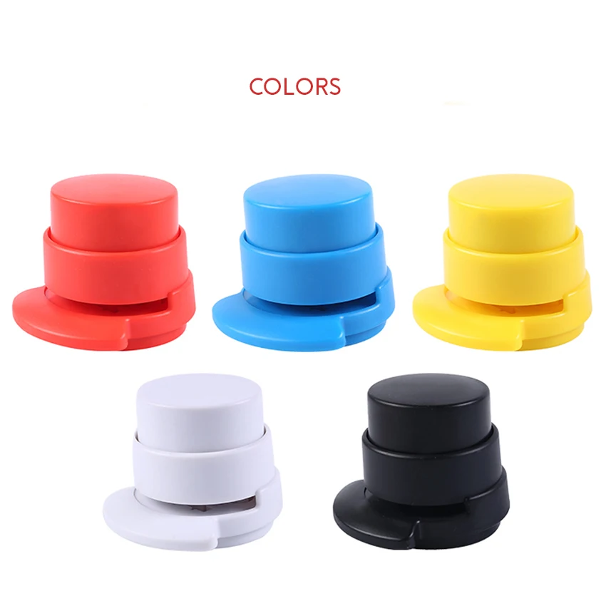 Abs 플라스틱 스테이플 프리 스테이플러 종이 바인딩 도구 스테이플 프리 스테이플러 어린이 학생 문구 학교 사무용품스테이플러 Aliexpress