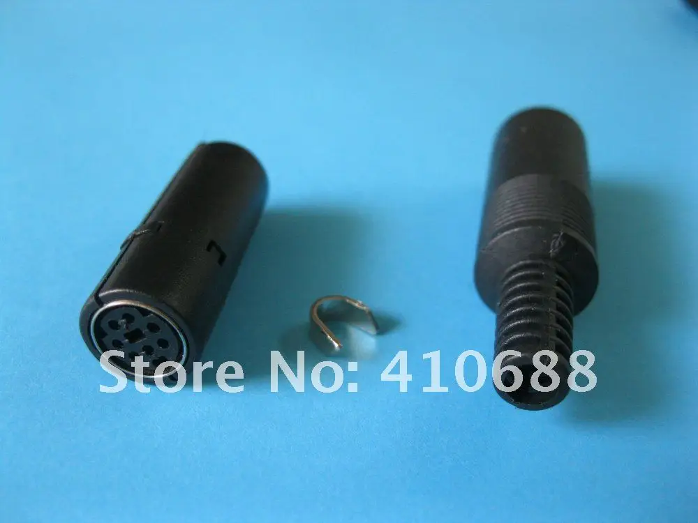 500-Pcs-Per-Lot-Mini-7Pin-DIN-Jack-Connector-7-Pin-with-Plastic-Handle ...