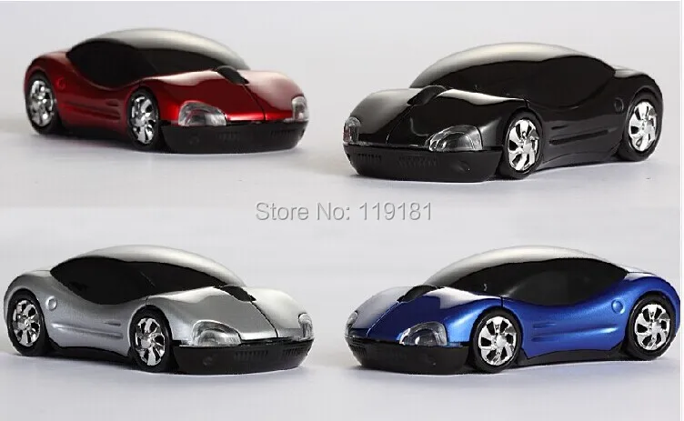 3x 3d Usb Optical 2.4g Wireless Computer Mouse Audi R8 Racing Shape Car ...