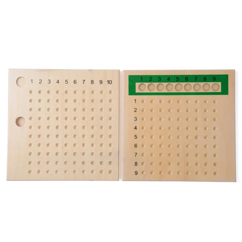 Baby Toy Montessori Multiplication Bead Board and Division Bead Board ...