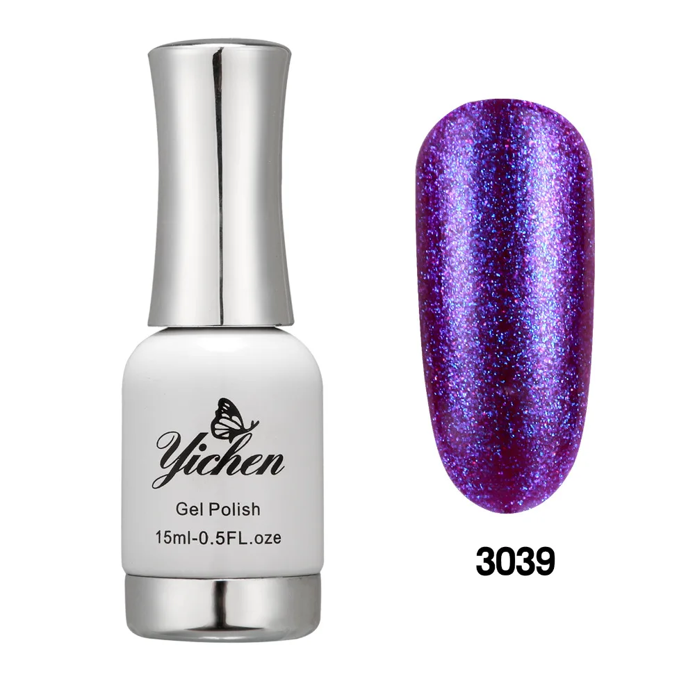 Yichen Hign Quality Solid Color Gel Nail Polish LED UV Gel Long lasting ...