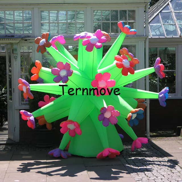 multipurpose 4mH giant inflatable flower tree for events inflatable ...