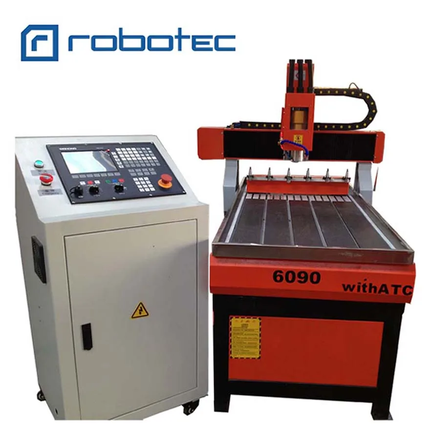 High speed servo motor mini automatic tool changer atc 6090 cnc router ...