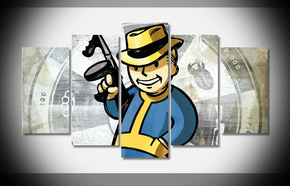 7100 13418 fallout fallout 3 poster Framed Gallery wrap art print home ...