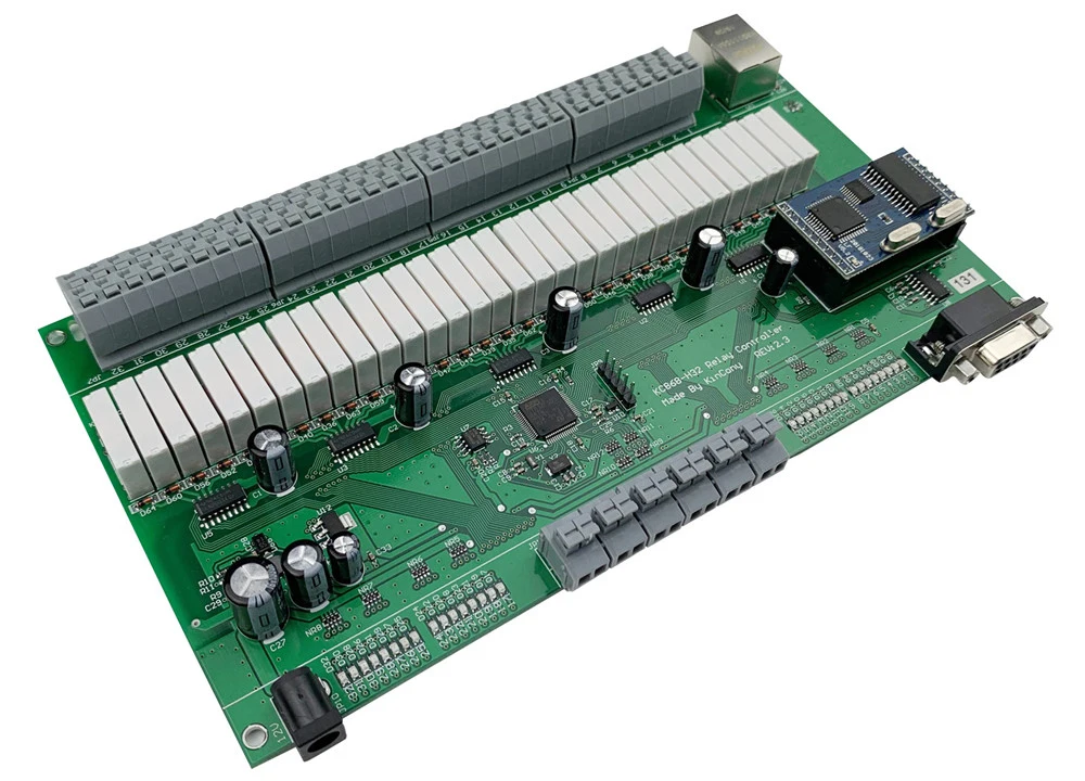 32 Channel Ethernet Relay Module With Gpio Lan Wan Network Rj45 Rs232 ...