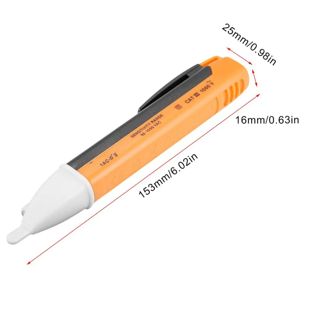 kebidumei New LED AC Voltage Detectors Tester Sensor Non Contact ...