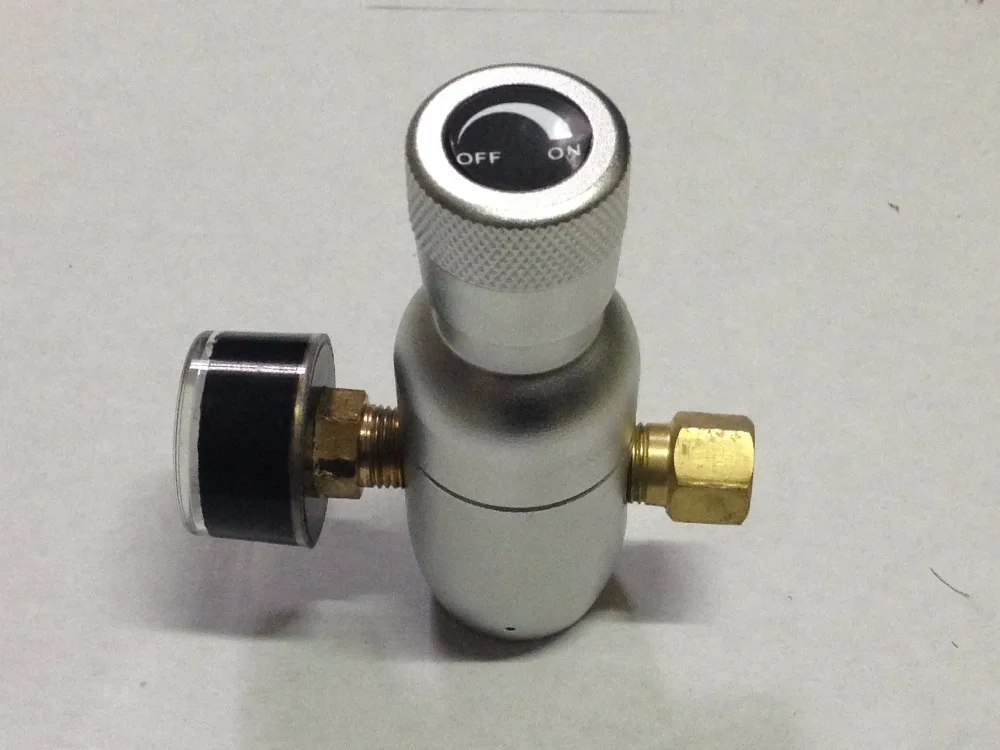 Premium Regulated Compact CO2 Injector, 0~60 psi, Anodised Aluminium ...