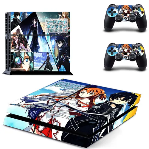 Anime Sword Art Online SAO PS4 Skin Sticker Decal Vinyl for Playstation ...