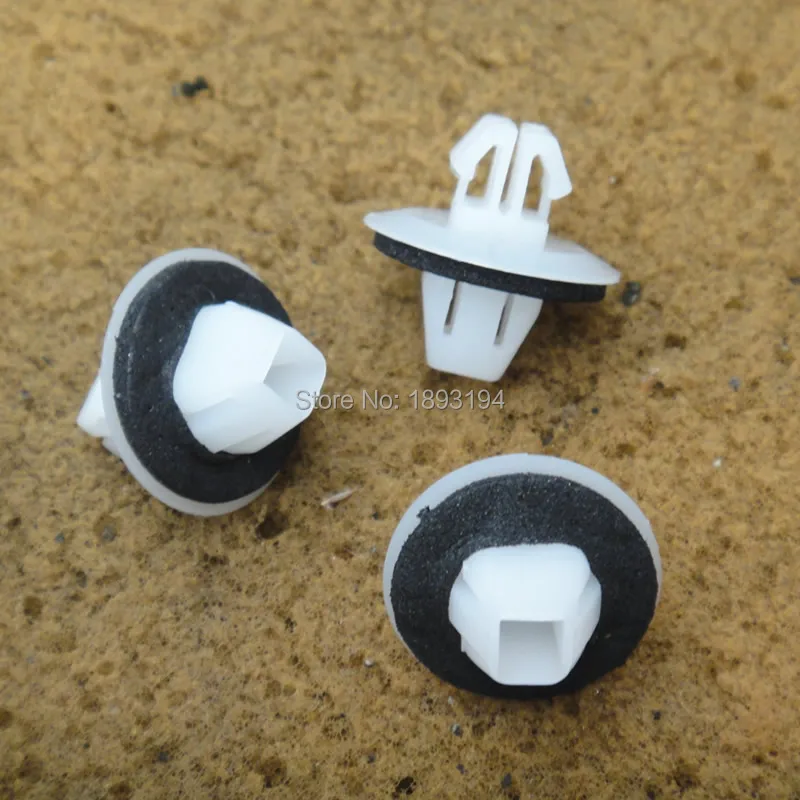 Set of 500x White Rocker Panel Moulding Clip With Sealer 09409 09304 ...
