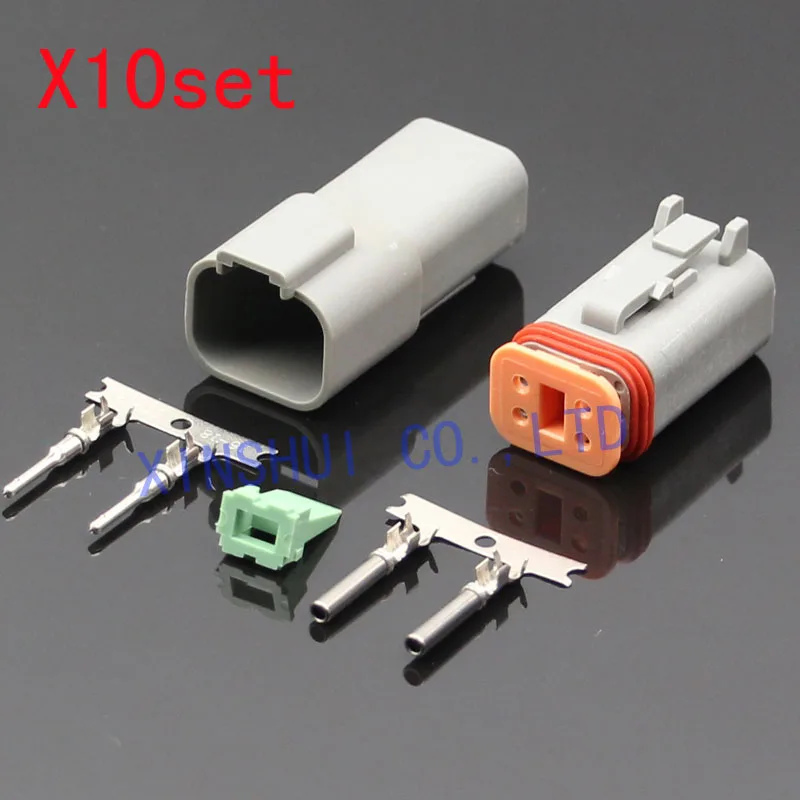 10sets 4pin Deutsch Dt06 Engine Gearbox Waterproof Electrical Connector ...