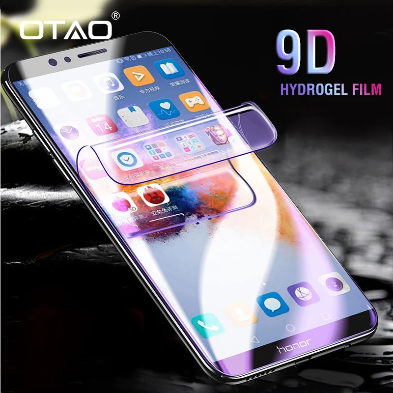 OTAO, новинка, 9D, изогнутая, полное покрытие, Гидрогелевая пленка для huawei P20, P10, P9 Lite ...