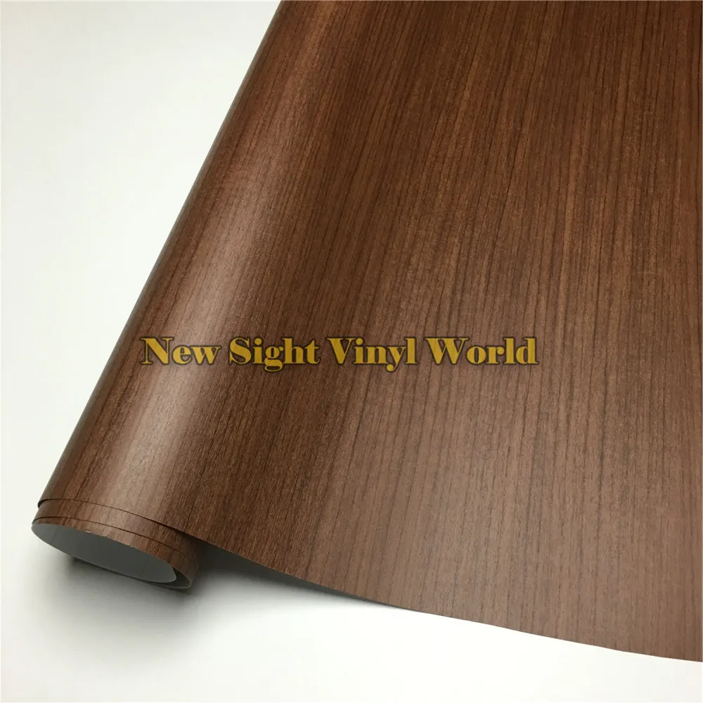 Teak Wood Adhesive Film Car Wood Vinyl Wrap Floor Furniture Auto ...