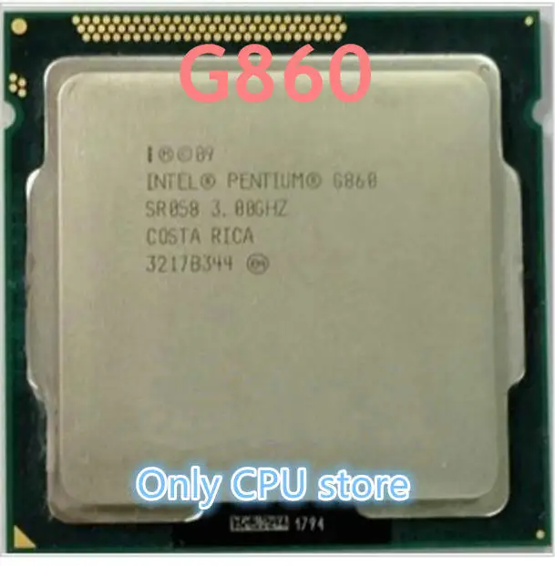 free shipping Intel Pentium Dual core G860 3.0GHz 3MB 65w LGA 1155 ...