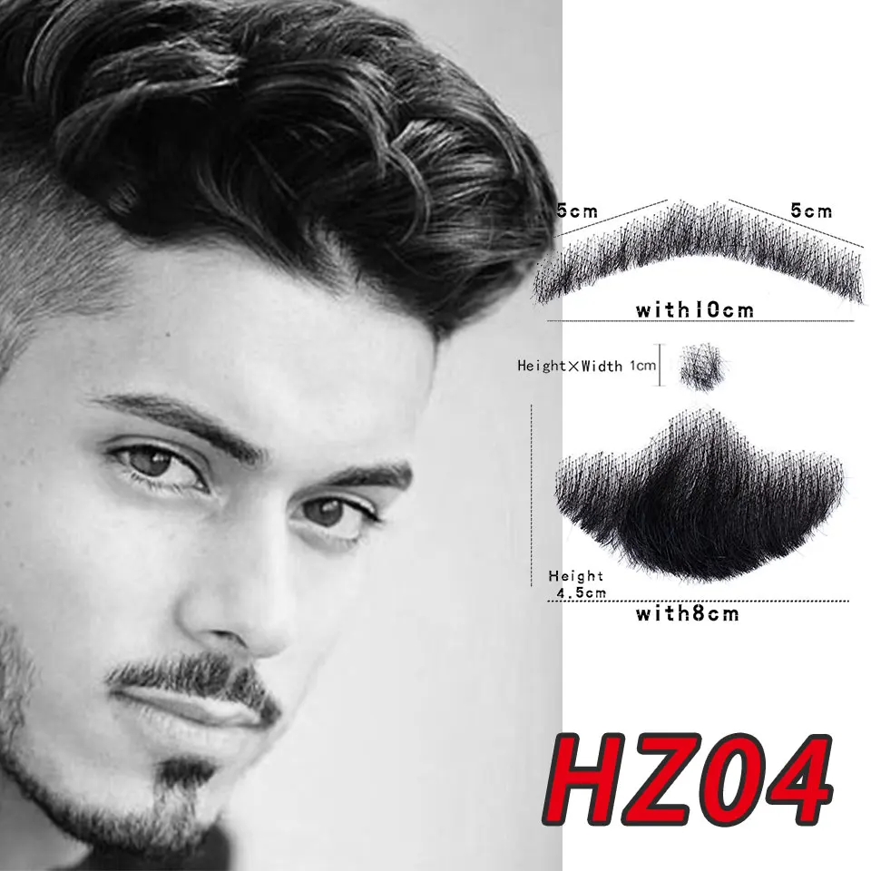 Lace Beard Fake Beard For Men Mustache Hand Made By Real Hair