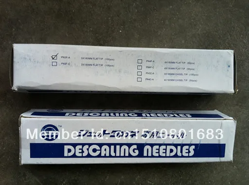 IMPA 590468 SPARE NEEDLE FOR JET CHISEL 3X180MM 100'S