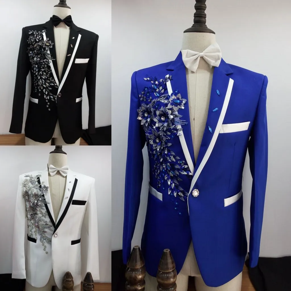 Popular Mens Rhinestone Suits-Buy Cheap Mens Rhinestone Suits lots from ...