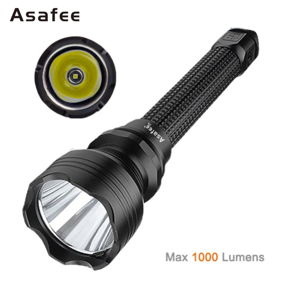 Asafee S18 Powerful 1000lumens XM L2 LED Search Rescue Torch Tactical ...