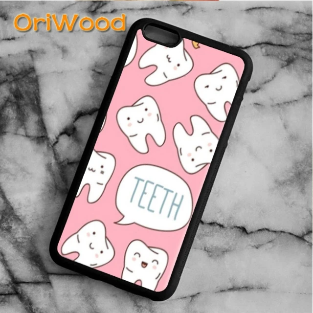 OriWood Teeth Tooth Dental Dentist Case cover for iPhone 5 6s 7 8 plus ...