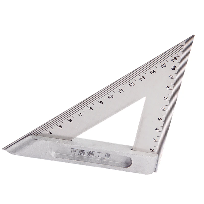 6''/150mm Angle Ruler Triangle Ruler Protractor Stainless Steel For Diy ...