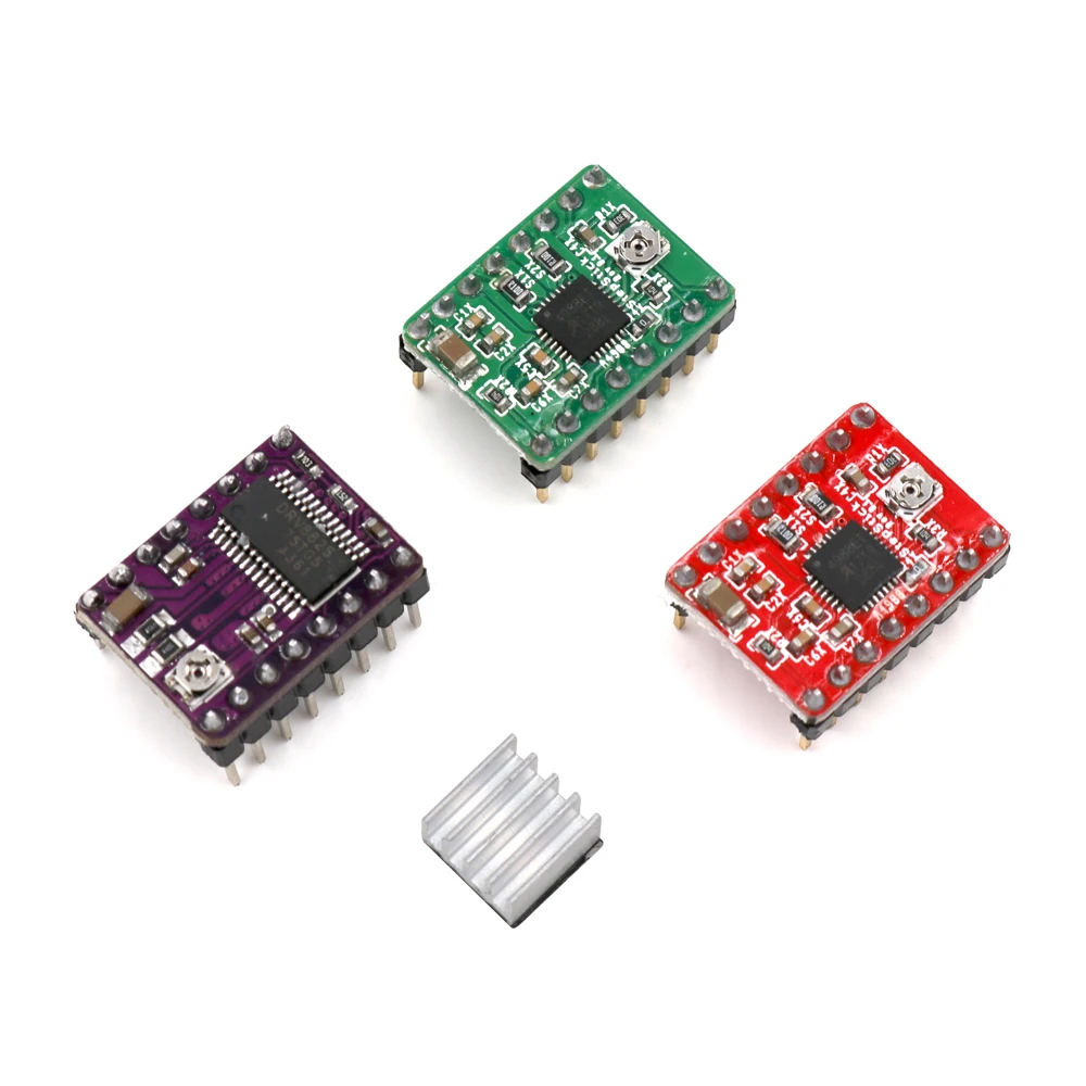 Reprap Stepper Driver A4988 Stepper Motor Driver Module with Heatsink ...
