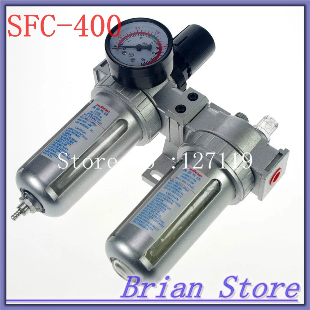 SFC 400 PNEUMATIC AIR FILTER REGULATOR LUBRICATOR BSP|filter regulator lubricator|pneumatic air ...