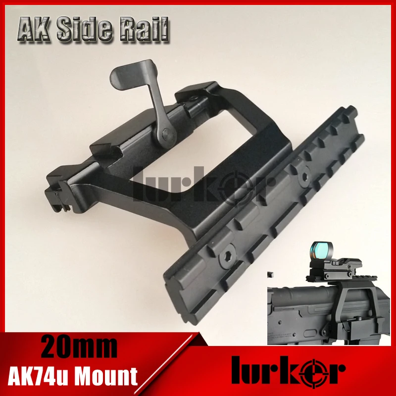 KINSTTA Tactical AK 74U Mount Quick release 20mm AK Side Rail Lock ...