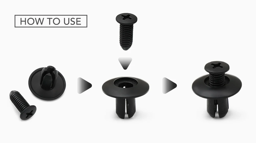 Rivet À Clip De Fixation Automatique De 6mm, Pour Mazda 3, Mazda 6 ...