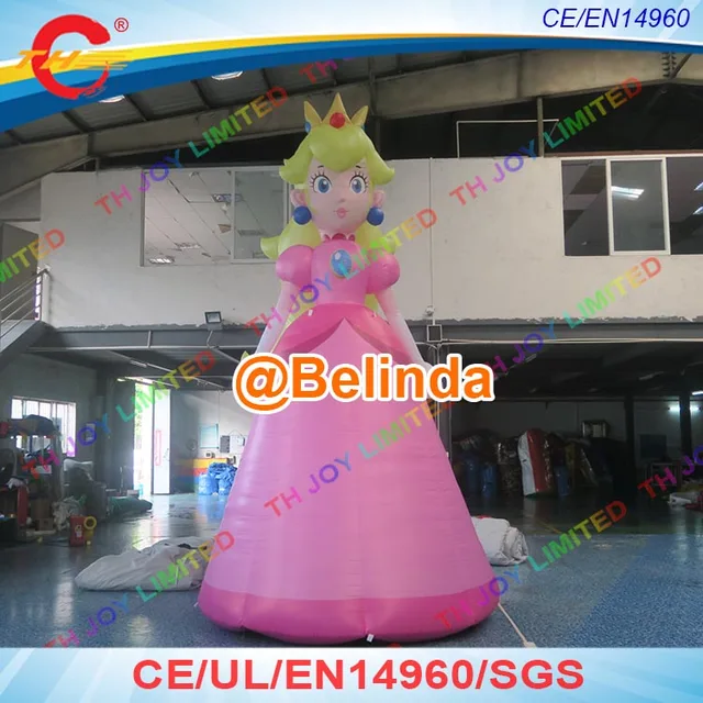 Free air shipping, inflatable advertising balloon princess peach ...