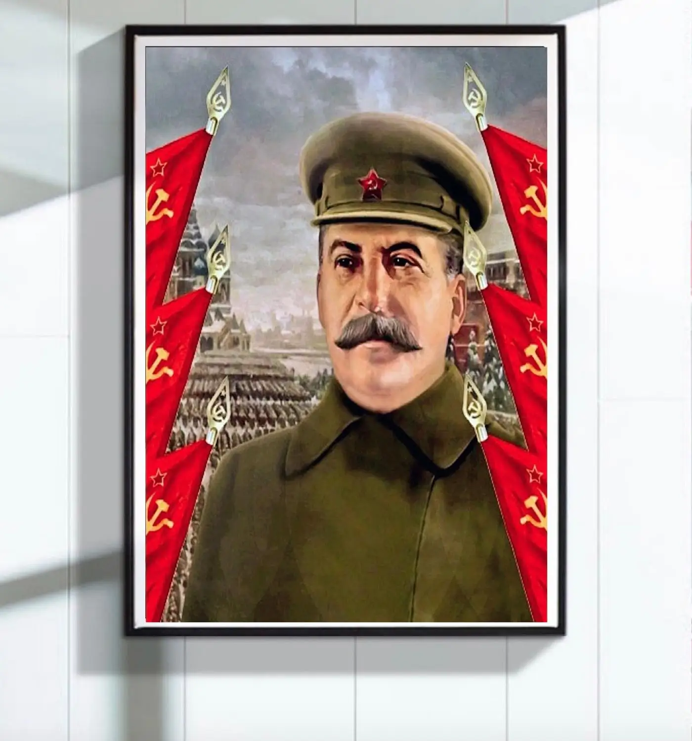 Stalin-WW2-Soviet-Union-CCCP-Propaganda-Poster-Vintage-Retro-Poster ...