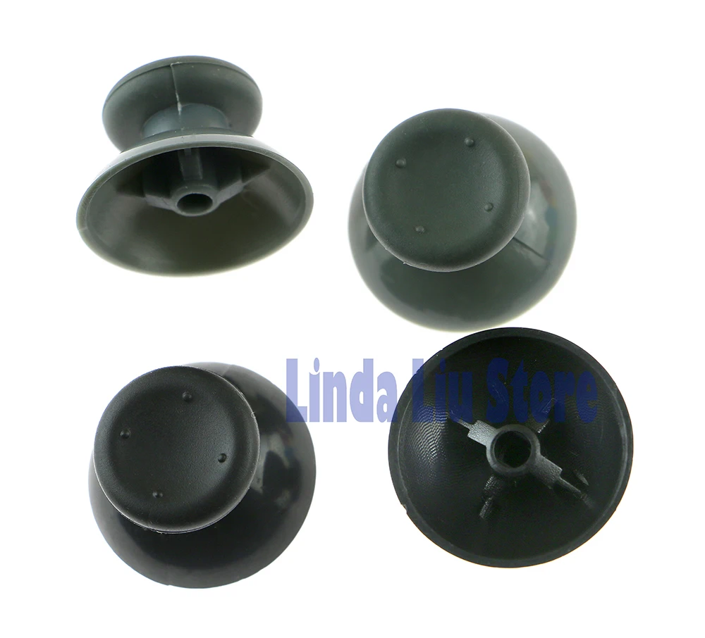 Grey Black Game Rubber Thumbstick Button Joystick Cap for XBox 360 ...