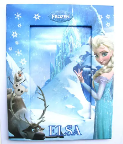 New 6Pcs Princess Elsa Anna Photo Picture Frame Children's Cartoon ...