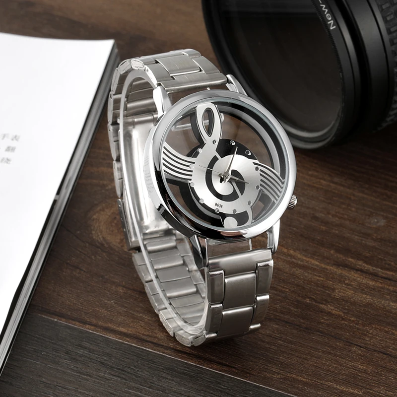 2021 New Luxury Brand Fashion And Casual Music Note Notation Watch ...