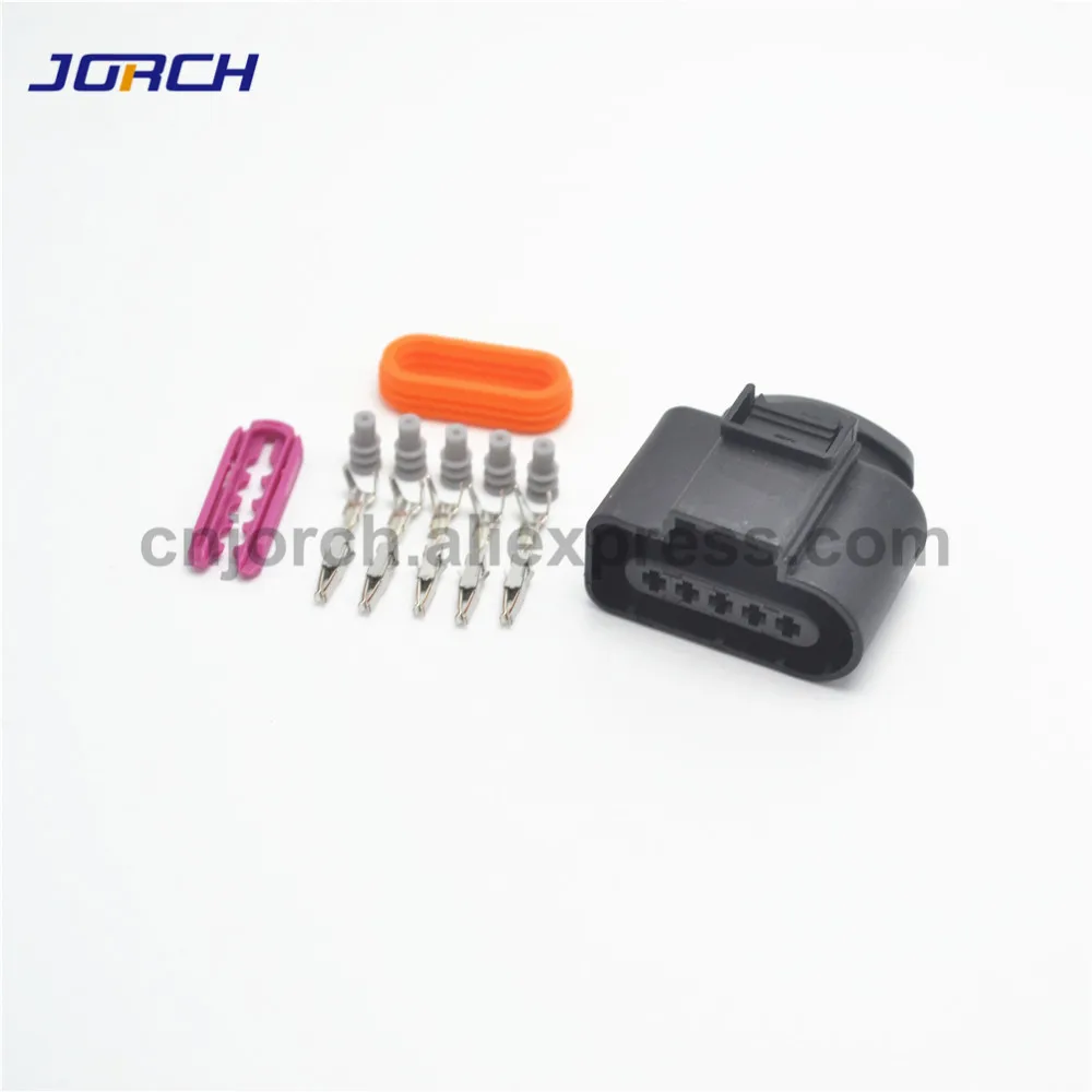 5 Sets 5 pin 1.5mm waterproof female VW Audi wiring connector 1J0973705 ...