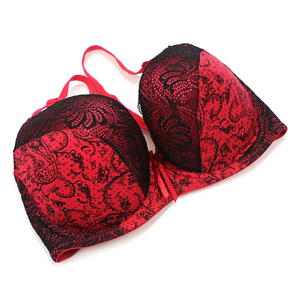 Lace Embroidery Bra Unlined Sexy Bras For Women Push Up Thin Bralette