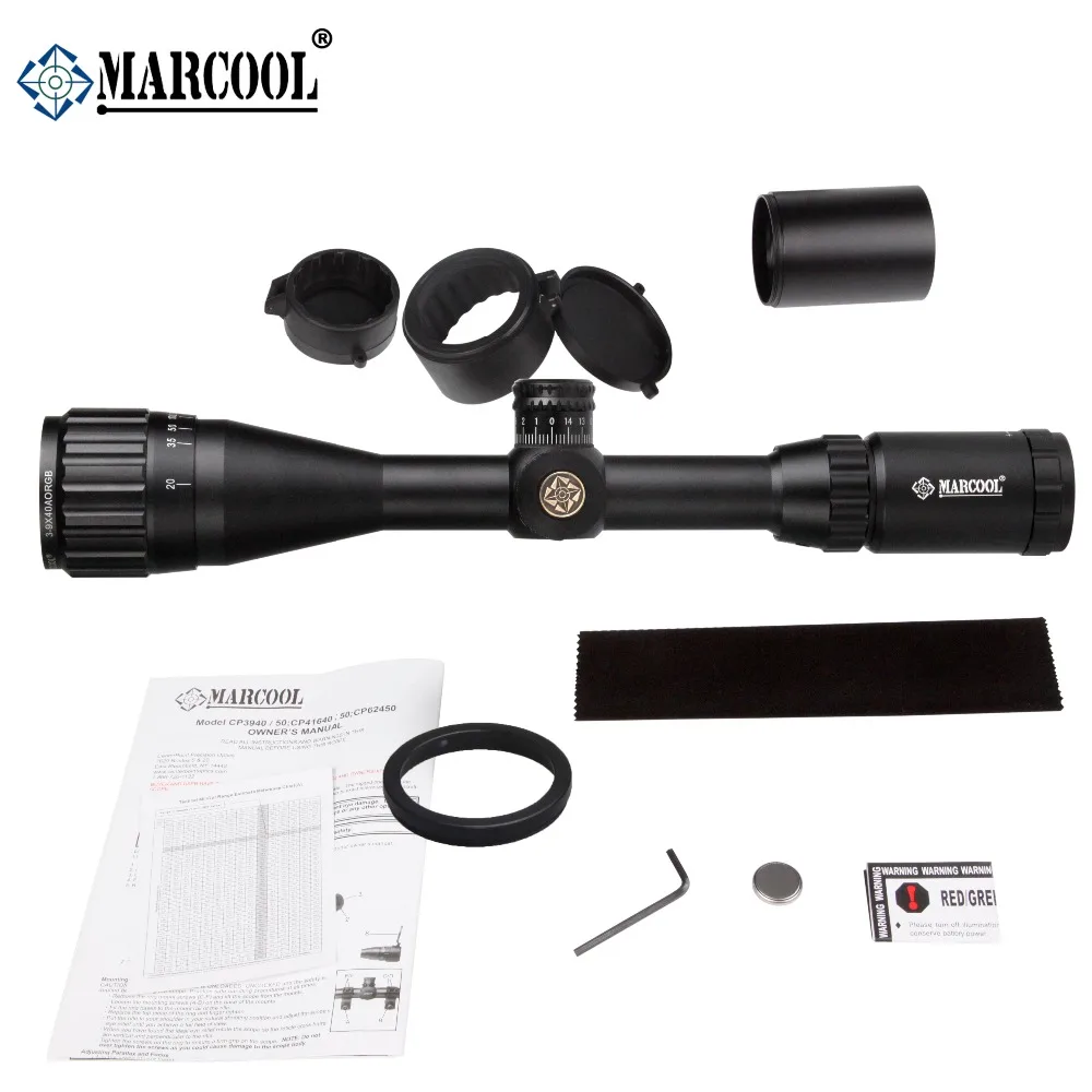 Marcool Optics EST 3 9X40 AOIRGBL Illuminated Mil Dot Reticle Air Guns ...