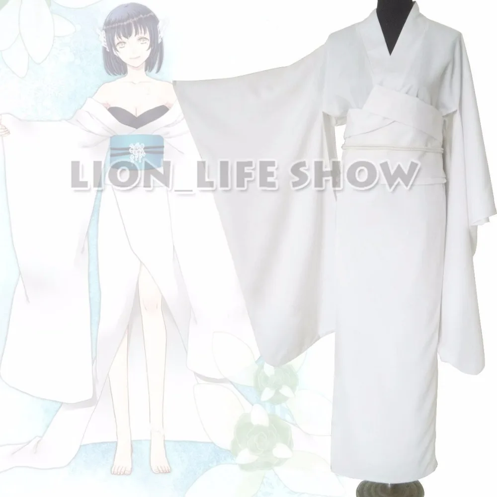 Japanese-Traditional-Women-White-Iromuji-Long-Furisode-Kimono-Juban ...