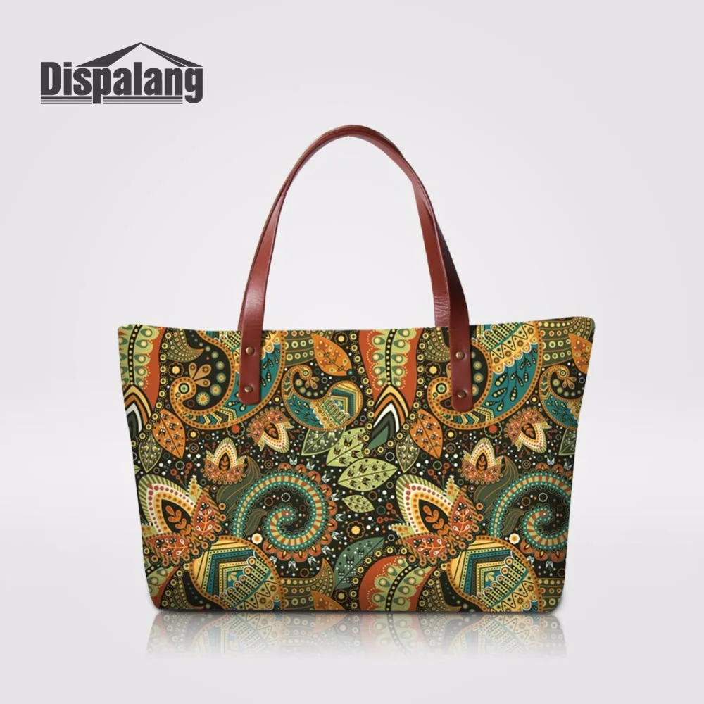 Dispalang Unique Design Art Striped Women Shoulder Bag Handbag Large ...