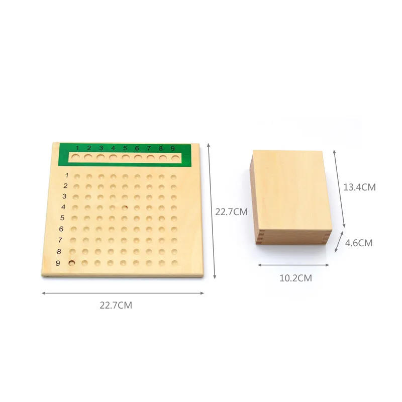 kids Toy Montessori Multiplication Bead Board and Division Bead Board ...
