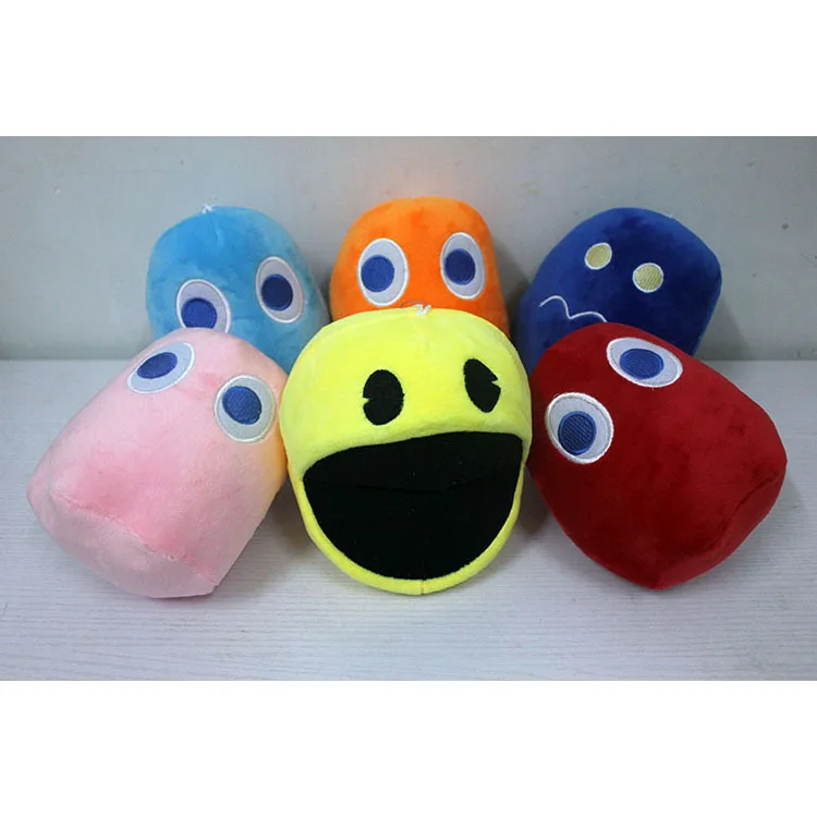6pcs/lot 2015 New Movie Pixels Plush Toys Pacman Stuffed Toy Doll 15CM ...