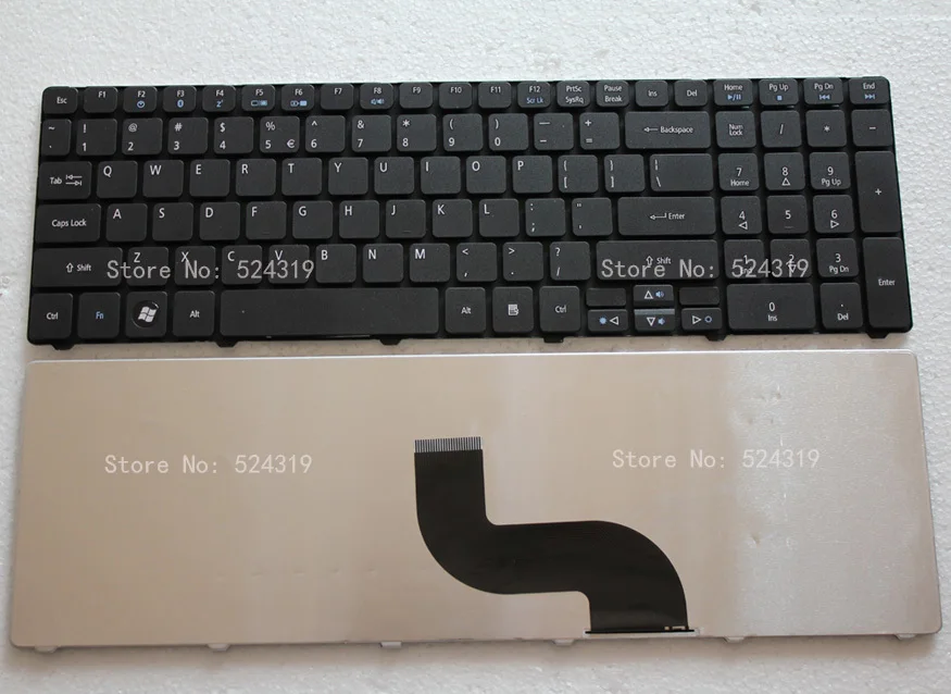 100% New Laptop Keyboard for Acer 5810T 5738G 5740G 5542G 5741G 5745G ...